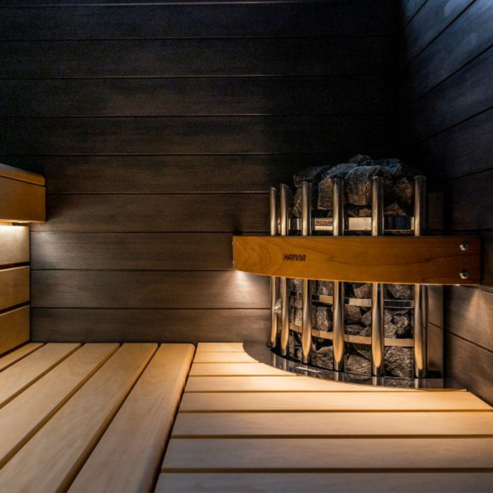 Elektriske – Harvia Glow Corner TRCXE – SaunaTræ