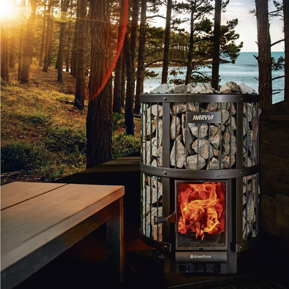 Harvia saunaovn – Harvia Legend 240 GreenFlame – SaunaTræ